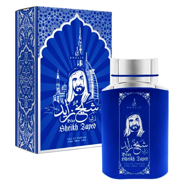SHEIKH ZAYED BLUE by Khalis – Perfume Unisex Condimentado y Fresco ...
