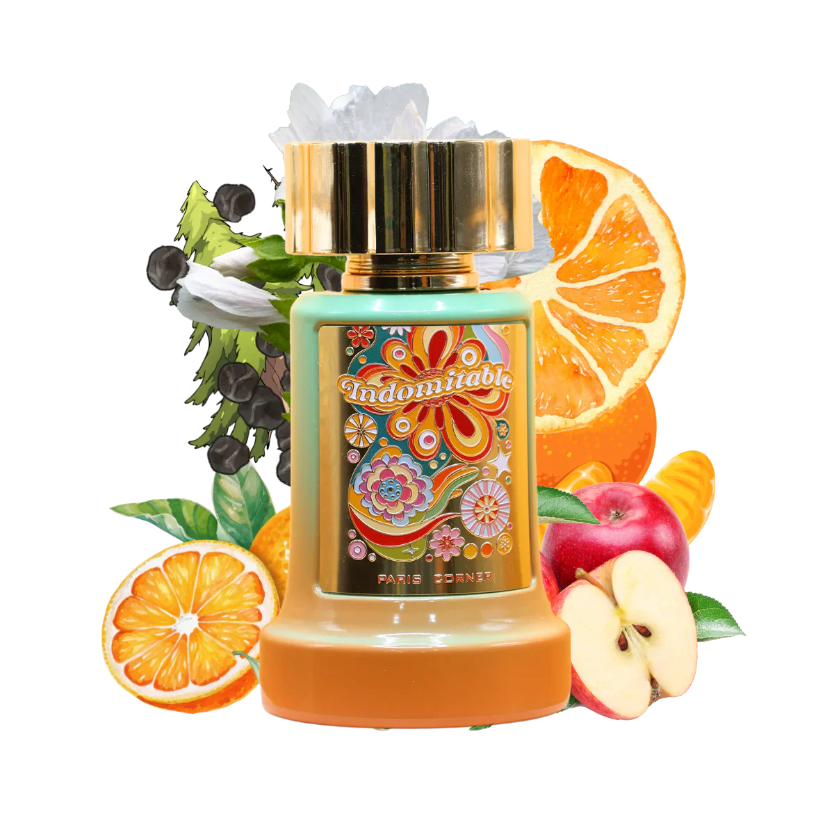 Indomitable Paris Corner 100ml | Perfume Unisex Cítrico Fresco — Arabic ...