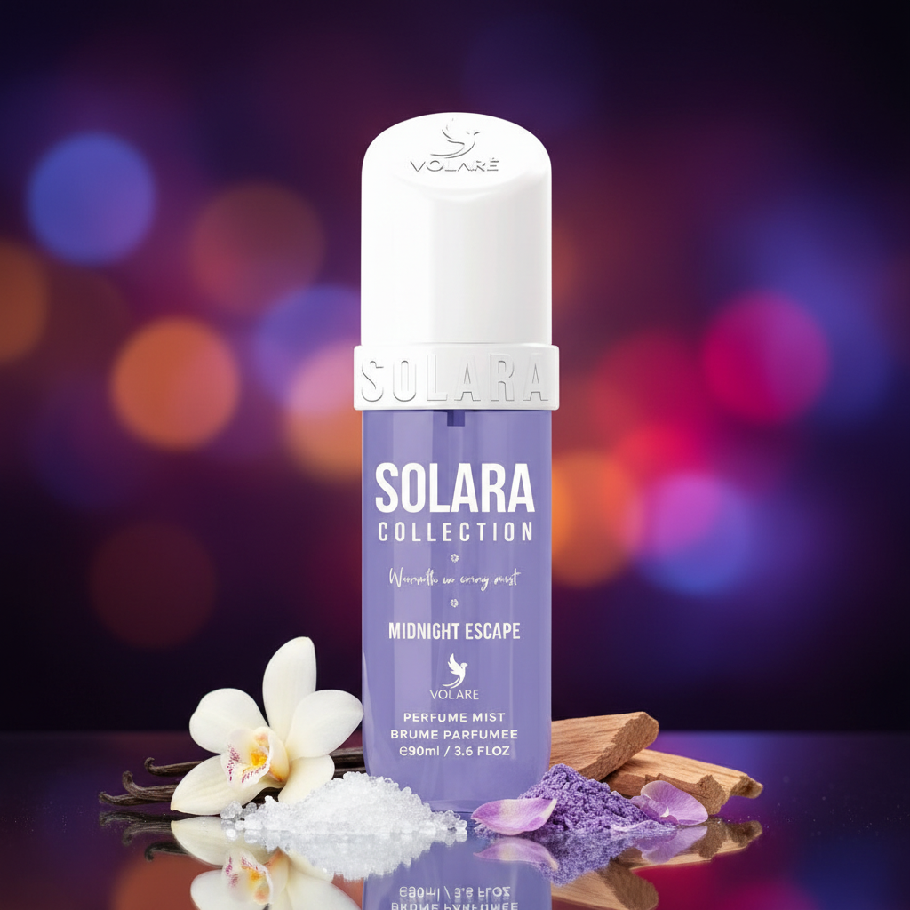 Solara Midnight Escape Body Mist VOLARE 90ml VOLARE 90ml | Q — Arabic ...